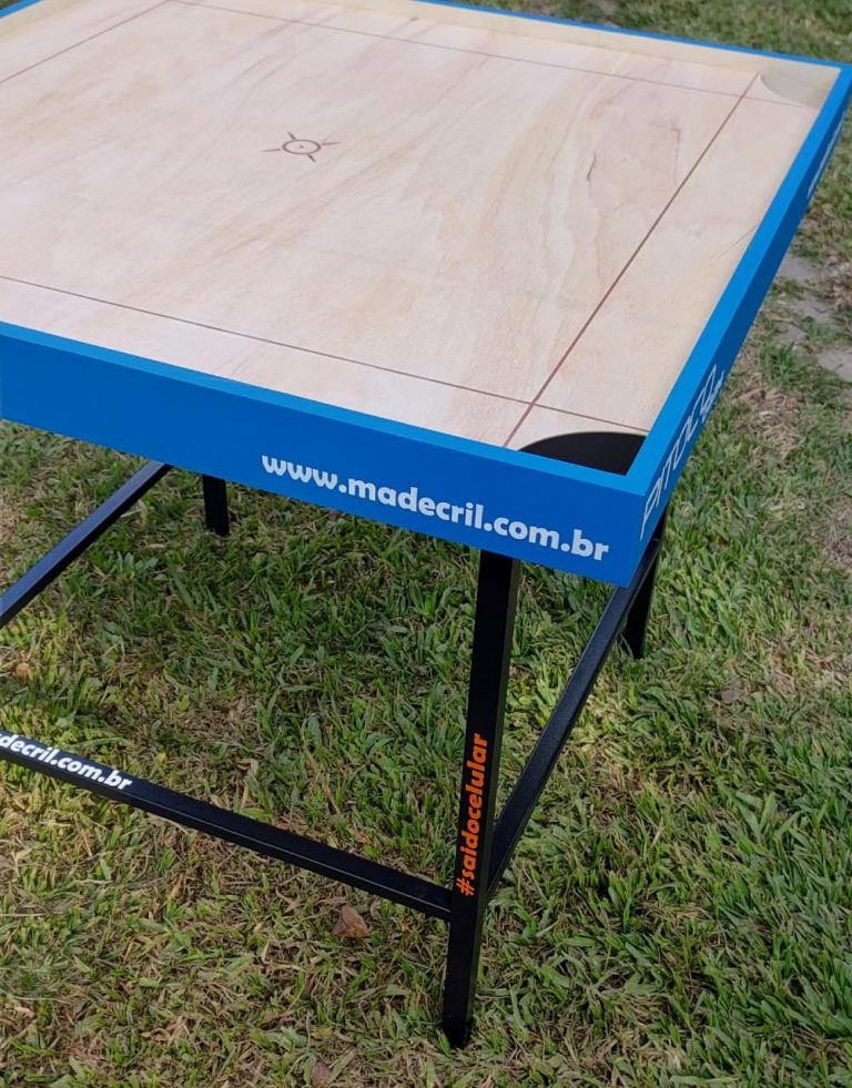 Mesa de Pitoco AZUL (Sem os pés) - Madecril